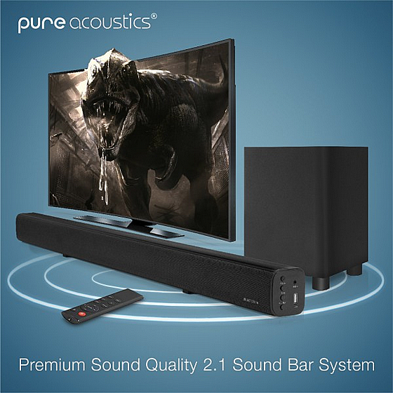 Yes we sell | סאונד בר בלוטוס עם סאב וופר אלחוטי מבית Pure Acoustics ...